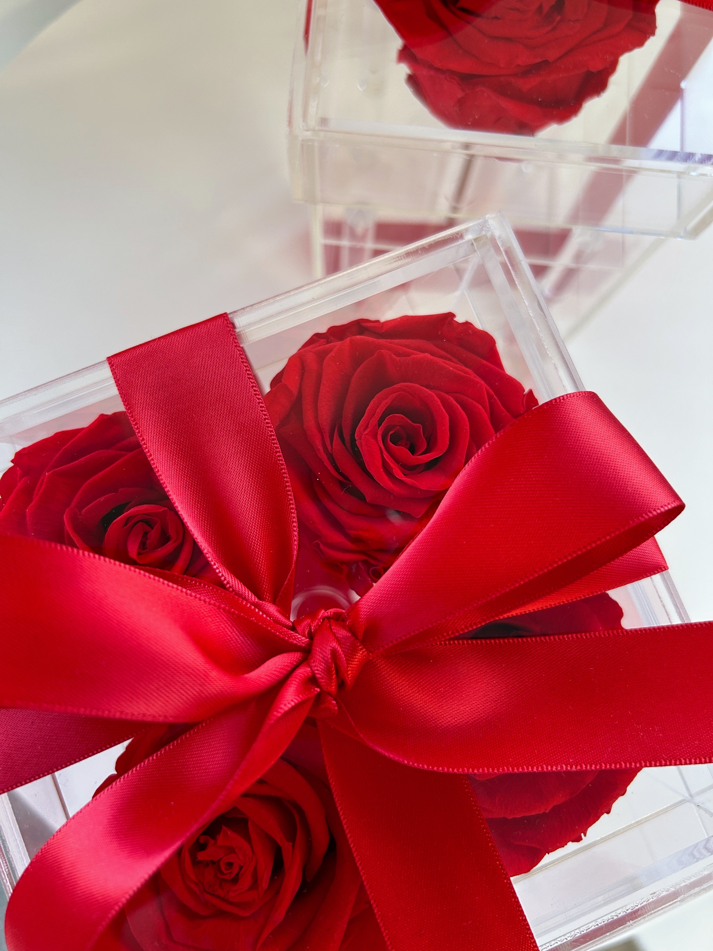 ACRYLIC ROSE BOX - RED – CONFETTIMYPARTY