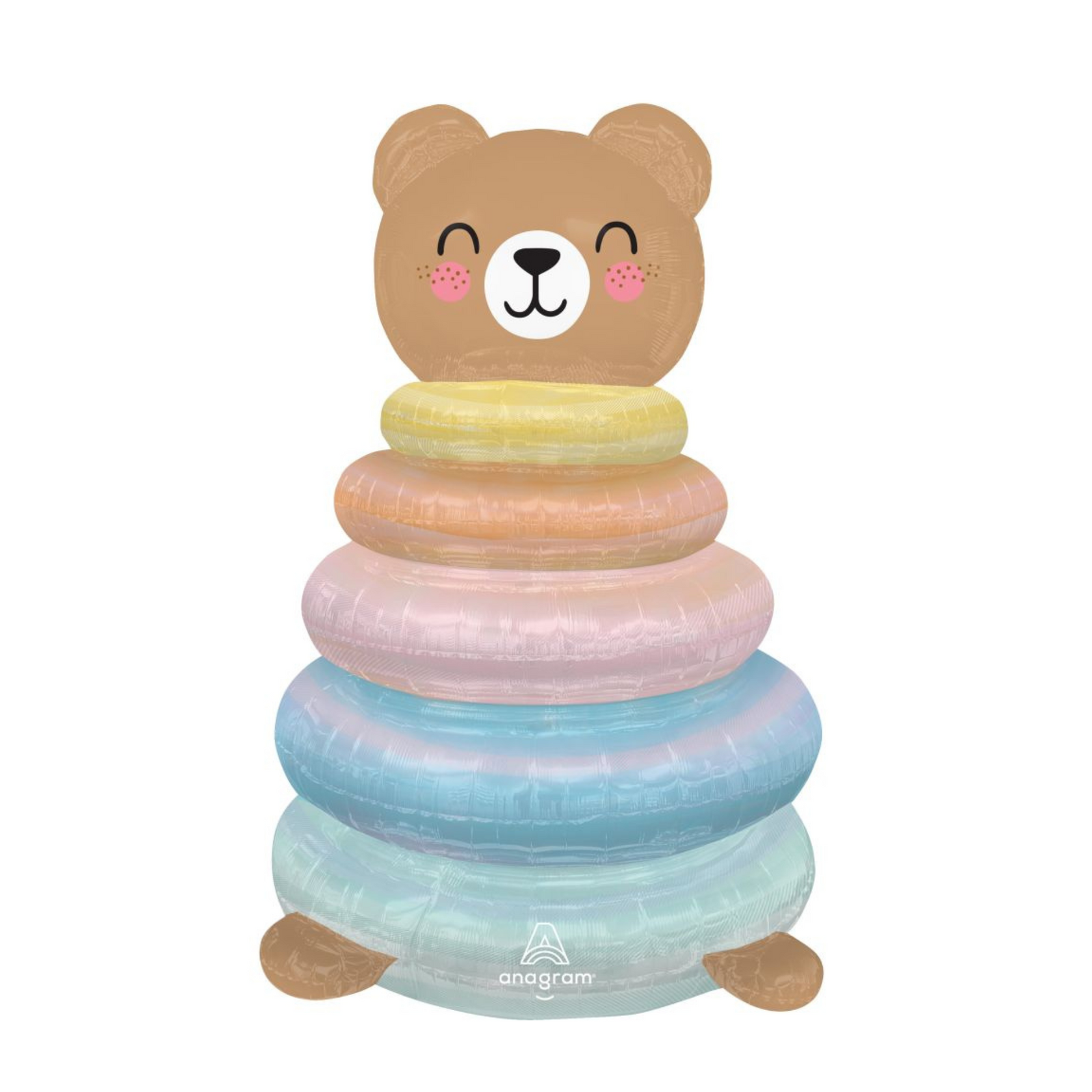 BABY BEAR BALLOON STACKER – CONFETTIMYPARTY