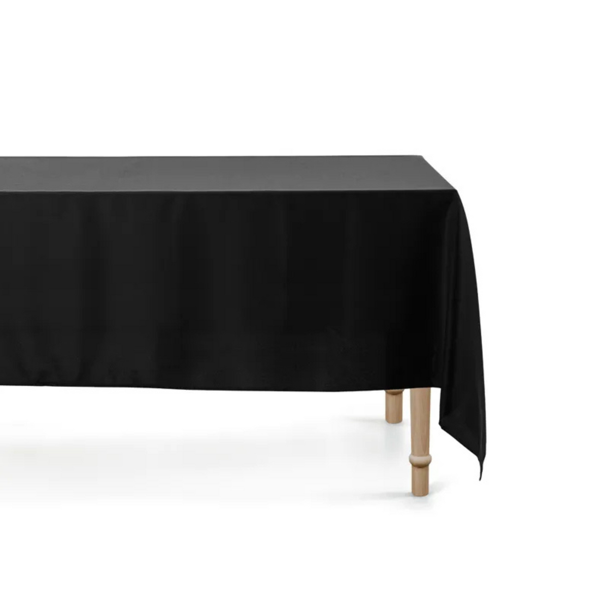 BLACK RECTANGULAR TABLECLOTH – CONFETTIMYPARTY