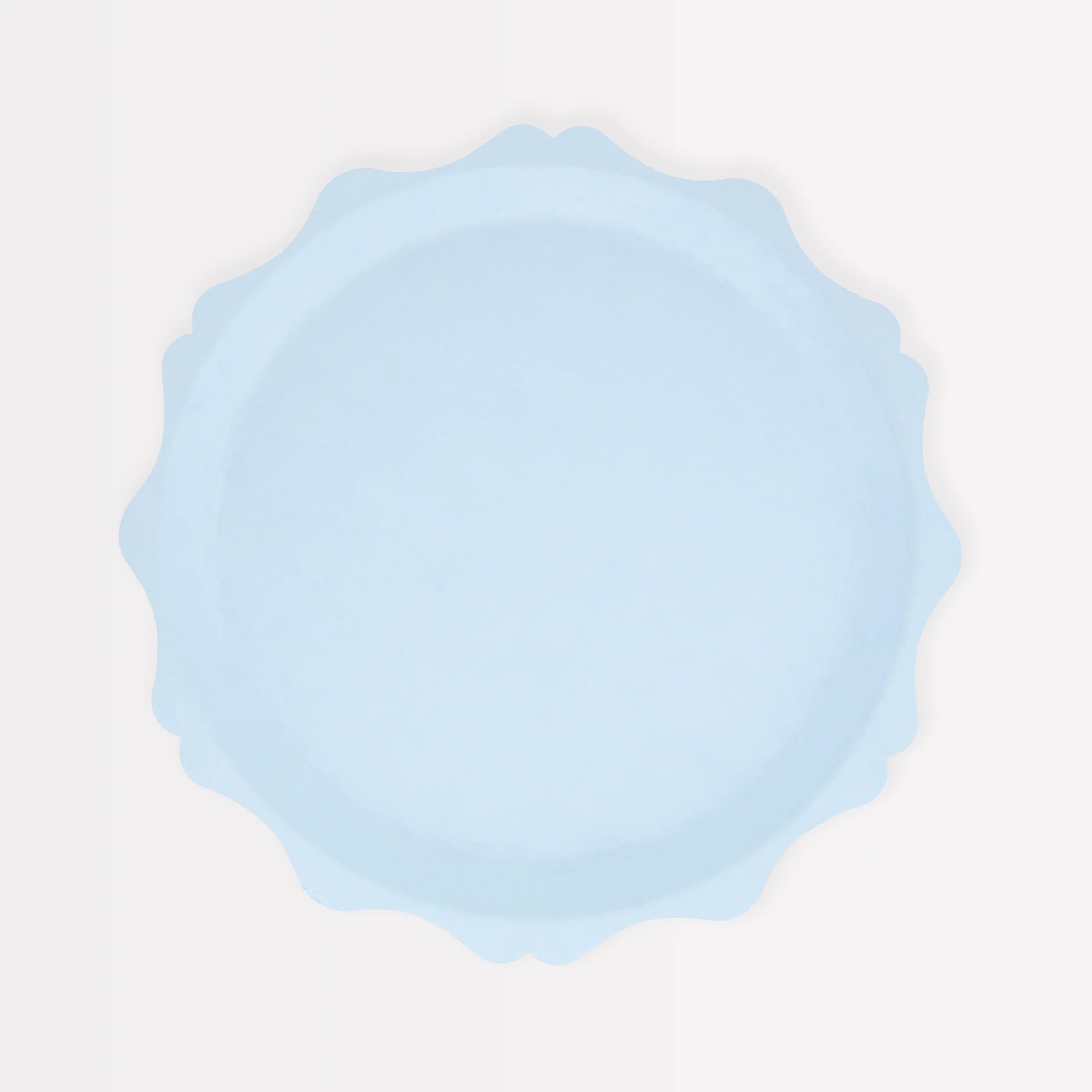 BLUE DECORATIVE EDGE COMPOSTABLE SIDE PLATES BY MERI MERI – CONFETTIMYPARTY