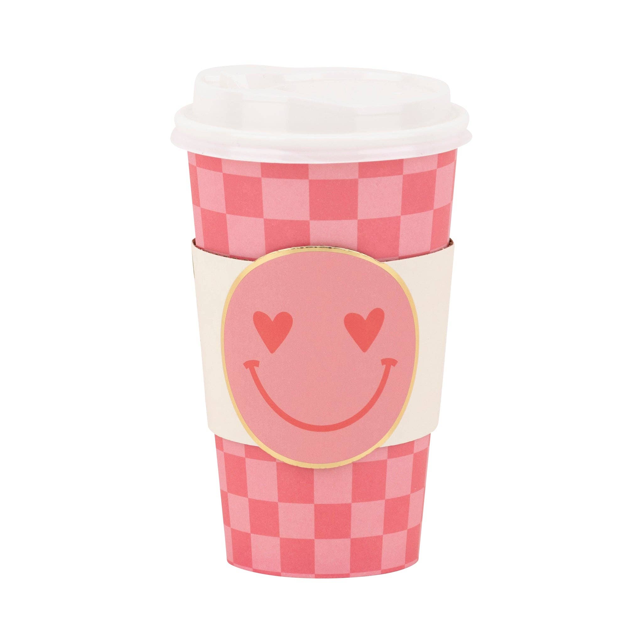 CHECKER SMILEY FACE TO GO CUPS | FUN PARTY DRINKWARE TORONTO ...