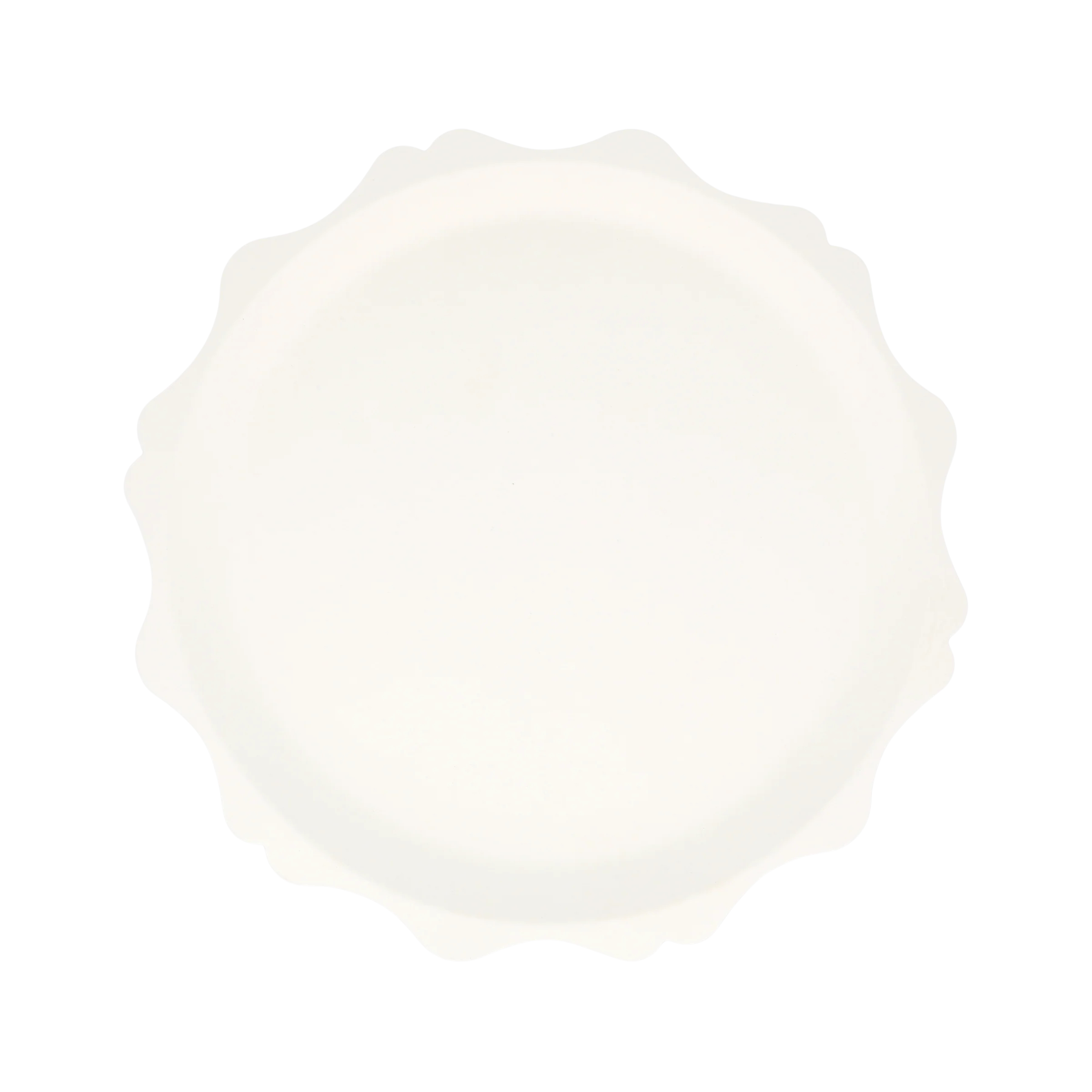 CREAM DECORATIVE EDGE COMPOSTABLE SIDE PLATES BY MERI MERI ...