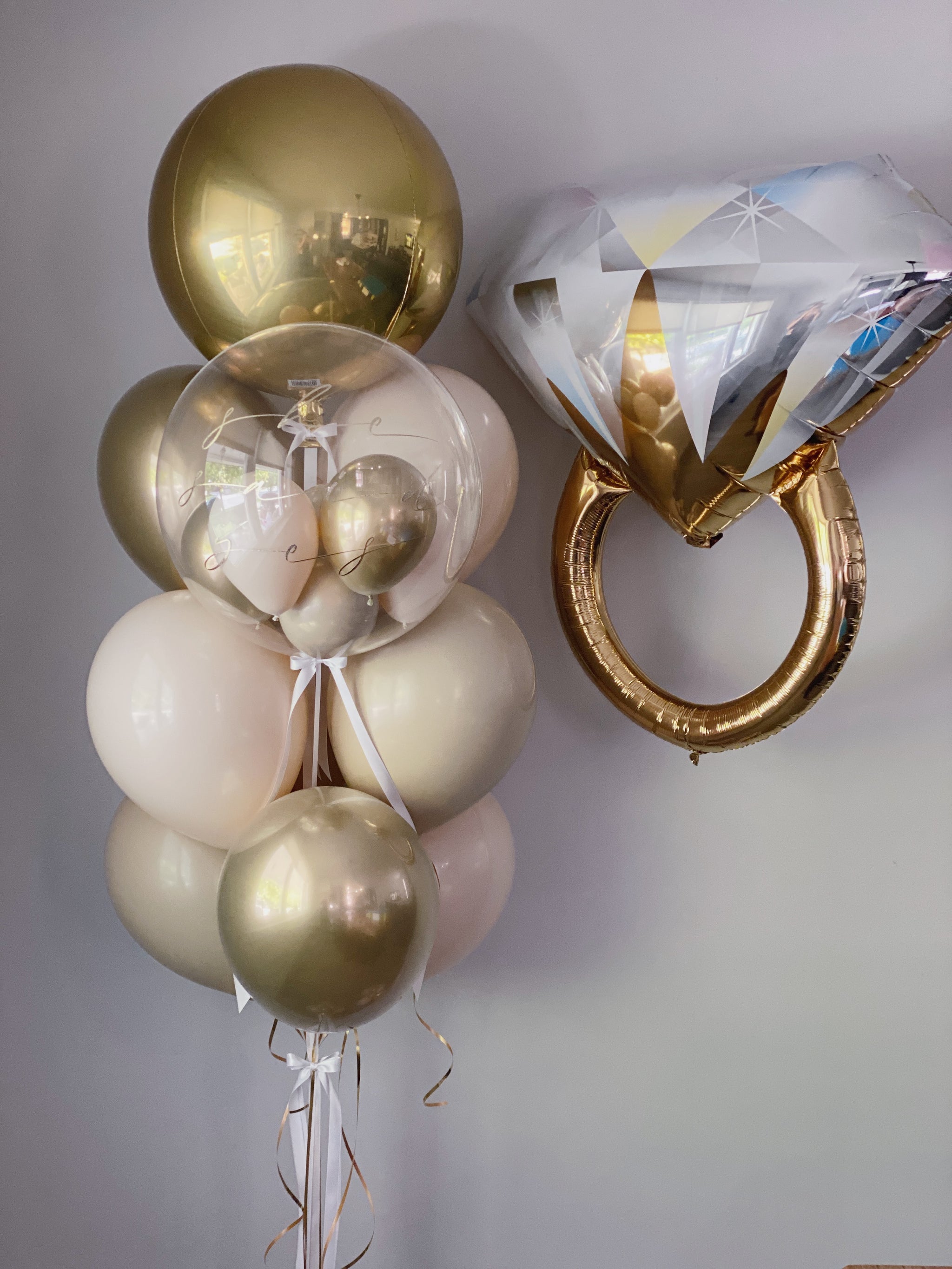 DIAMOND RING FOIL BALLOON – CONFETTIMYPARTY