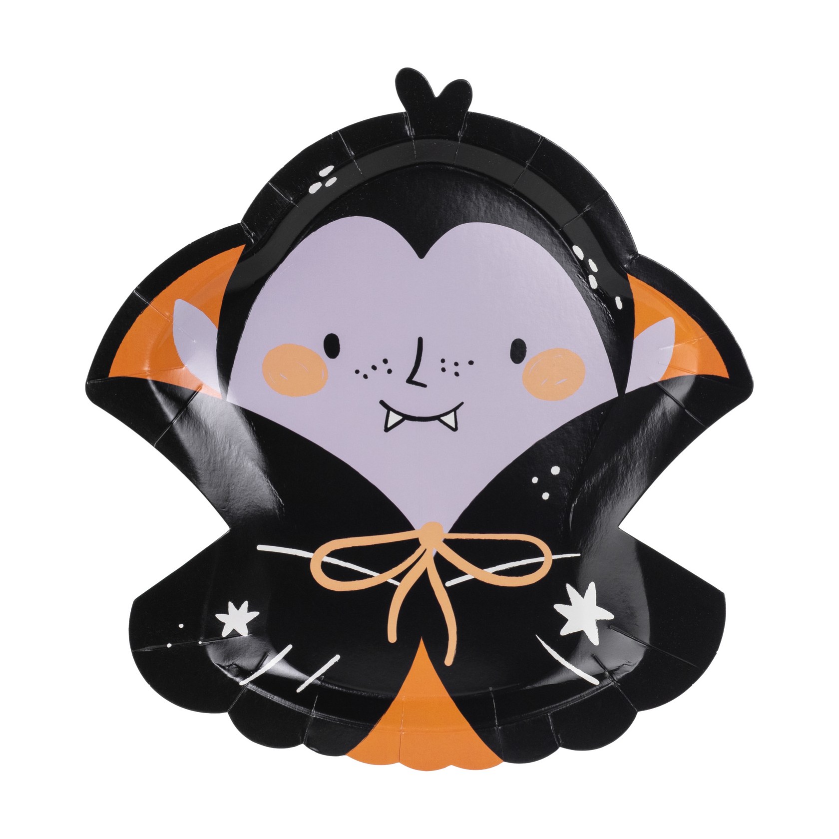 DRACULA SHAPED PAPER PLATES – CONFETTIMYPARTY