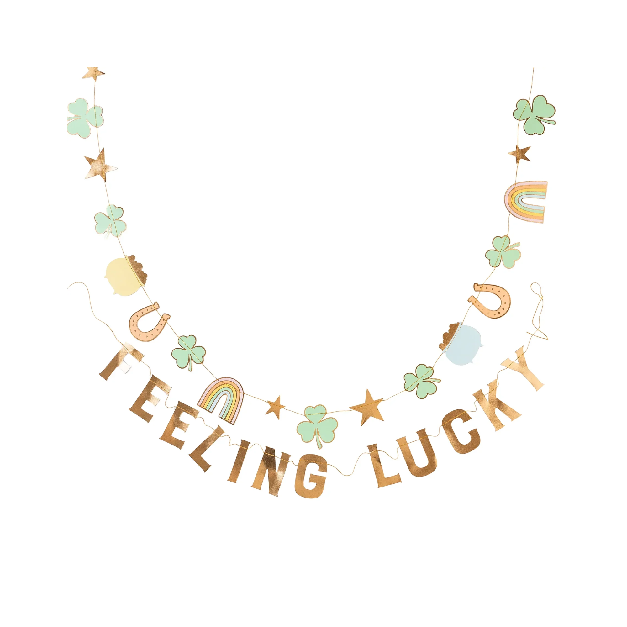 FEELING LUCKY BANNER SET – CONFETTIMYPARTY