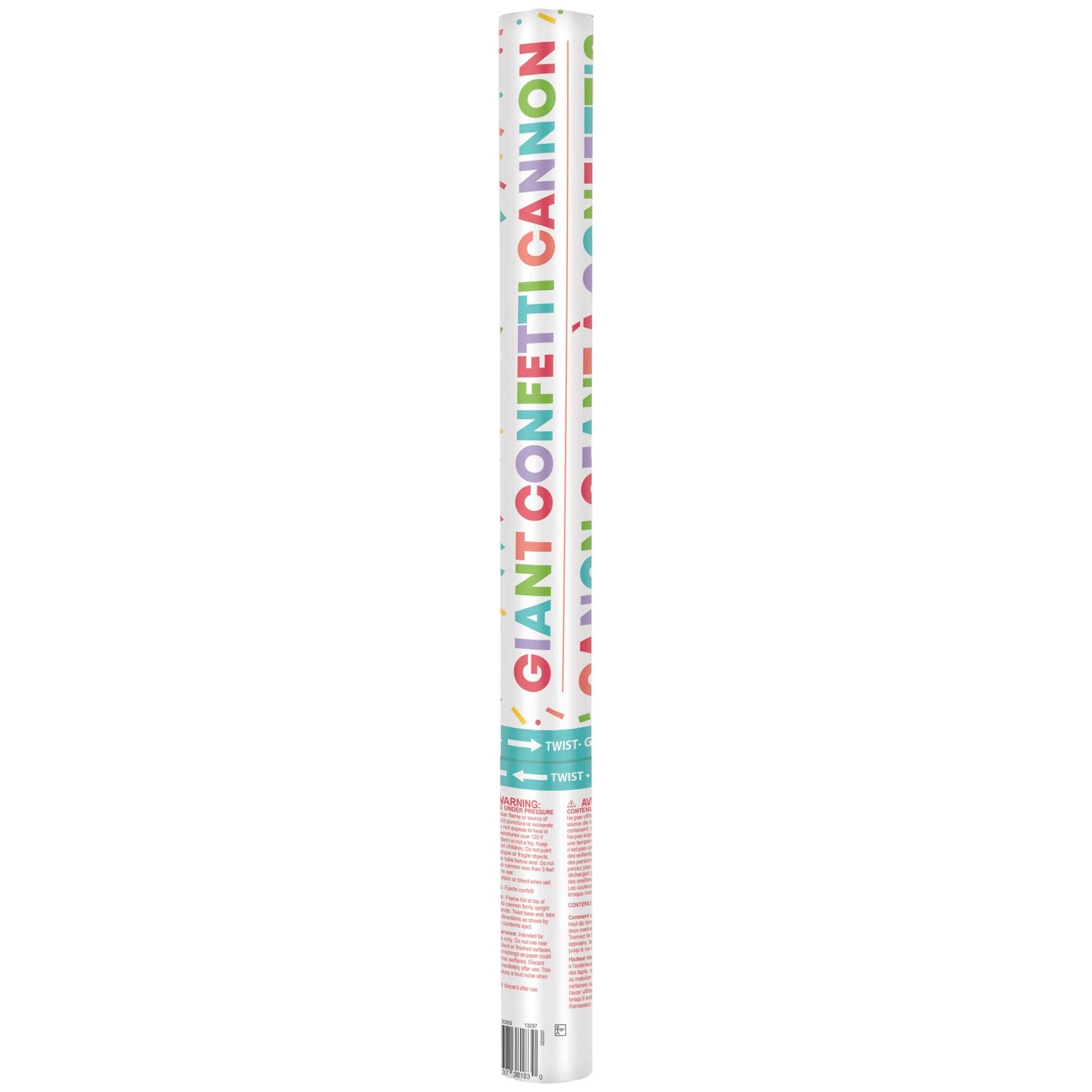 GIANT RAINBOW CONFETTI CANNON – CONFETTIMYPARTY