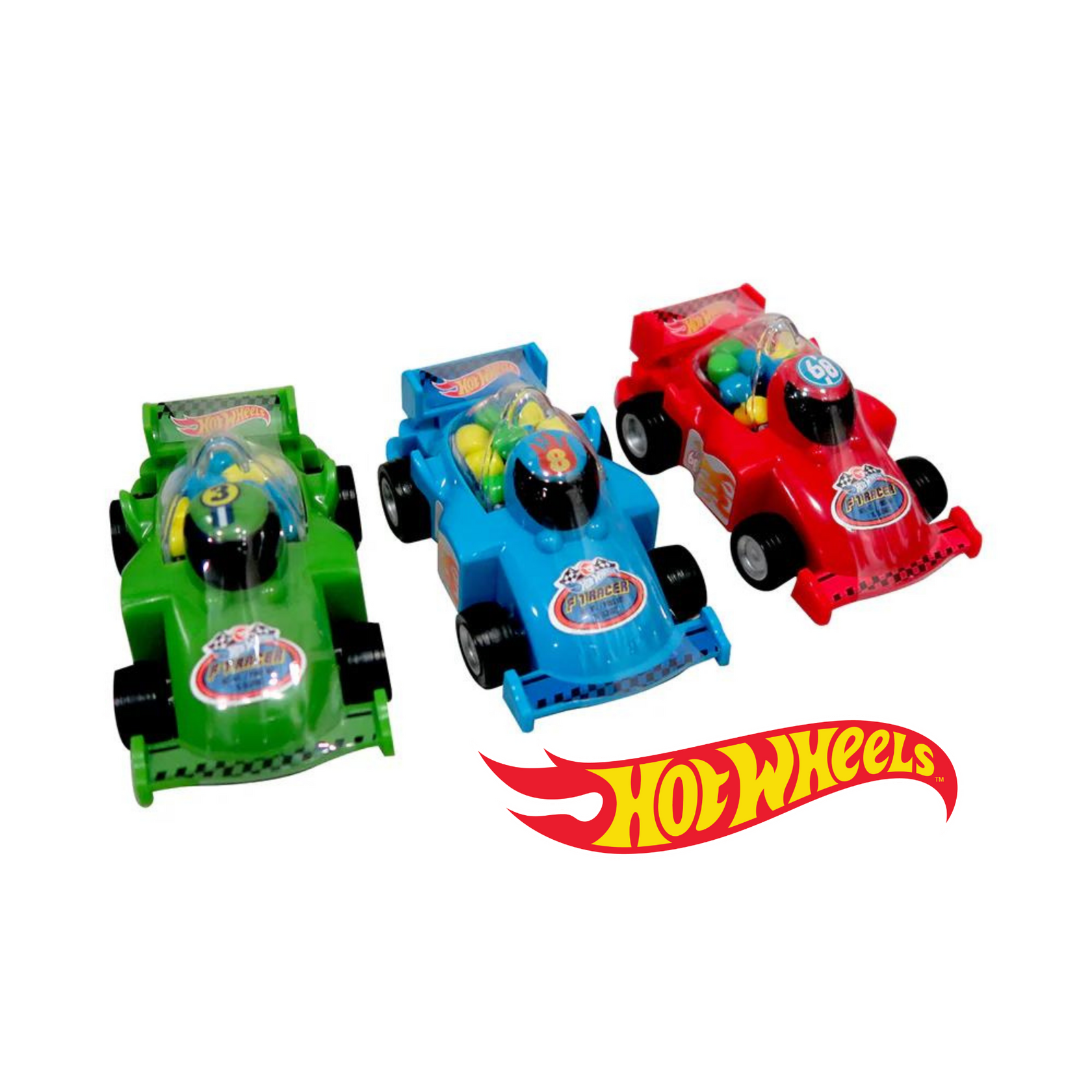 HOT WHEELS FORMULA 1 RACER CAR CANDY – CONFETTIMYPARTY