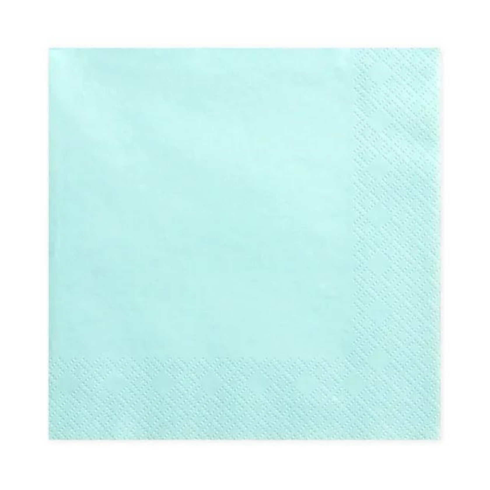 LARGE TURQUOISE NAPKINS – CONFETTIMYPARTY