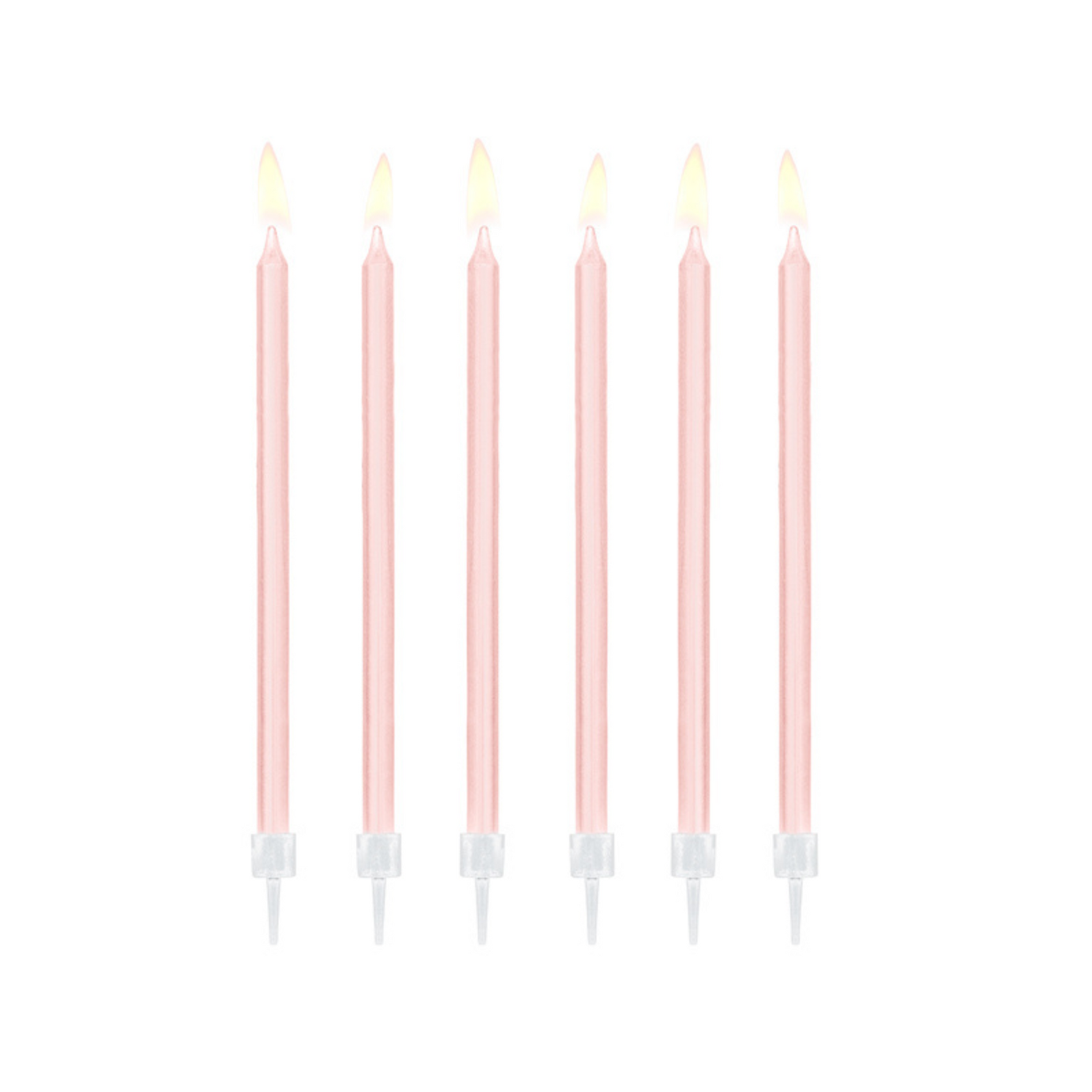 LIGHT PINK BIRTHDAY CANDLES – CONFETTIMYPARTY