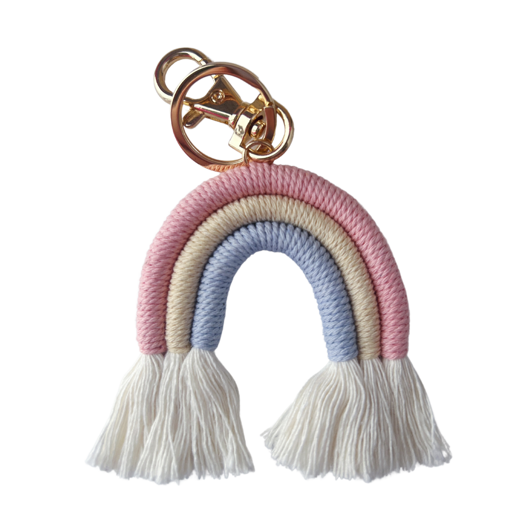 MACRAME RAINBOW KEYCHAINS – CONFETTIMYPARTY