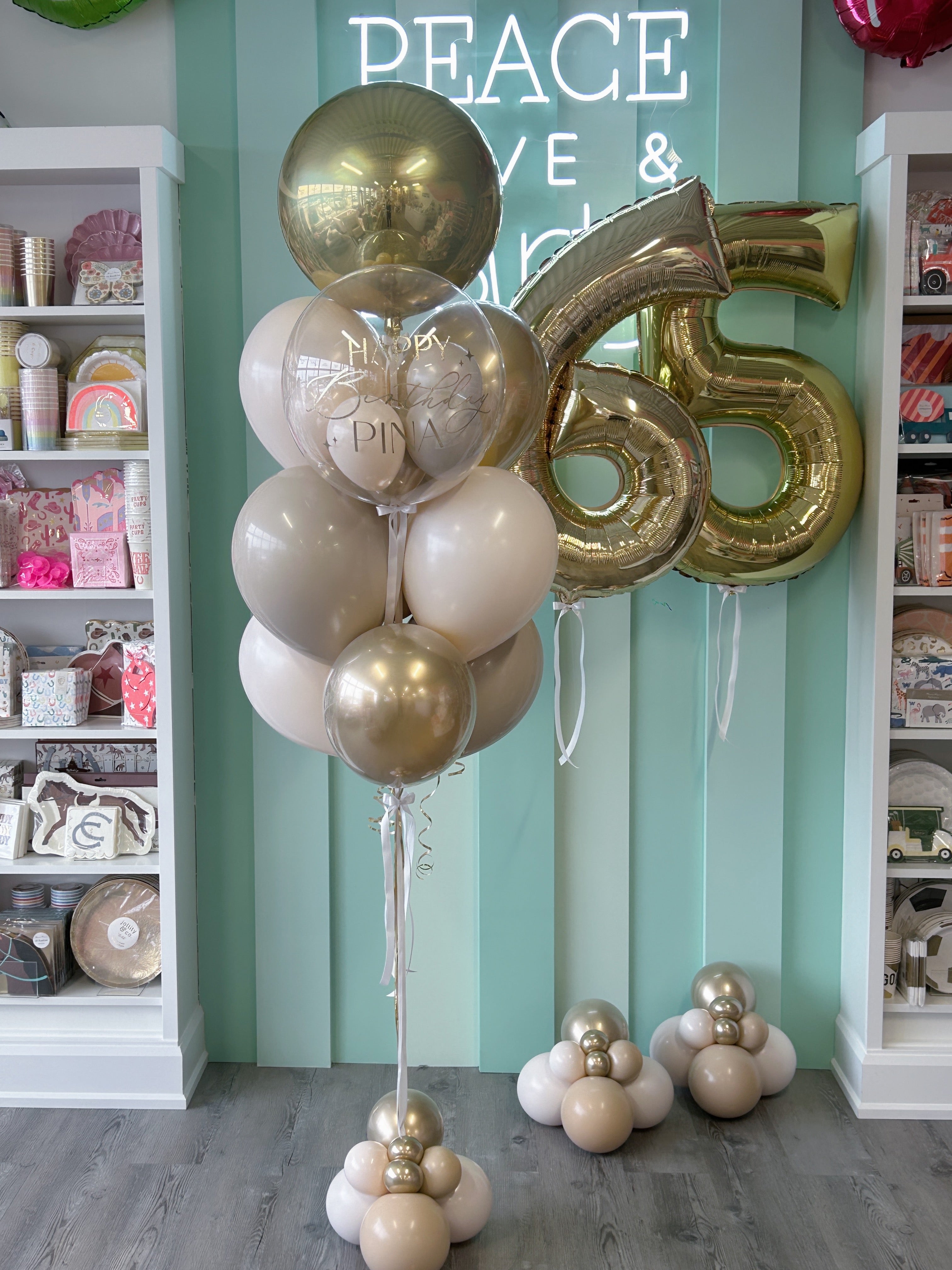 CHAMPAGNE NUDES BIRTHDAY BALLOONS | TORONTO – CONFETTIMYPARTY
