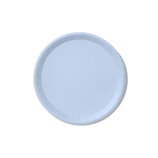 PALE BLUE LARGE PAPER PLATES – CONFETTIMYPARTY