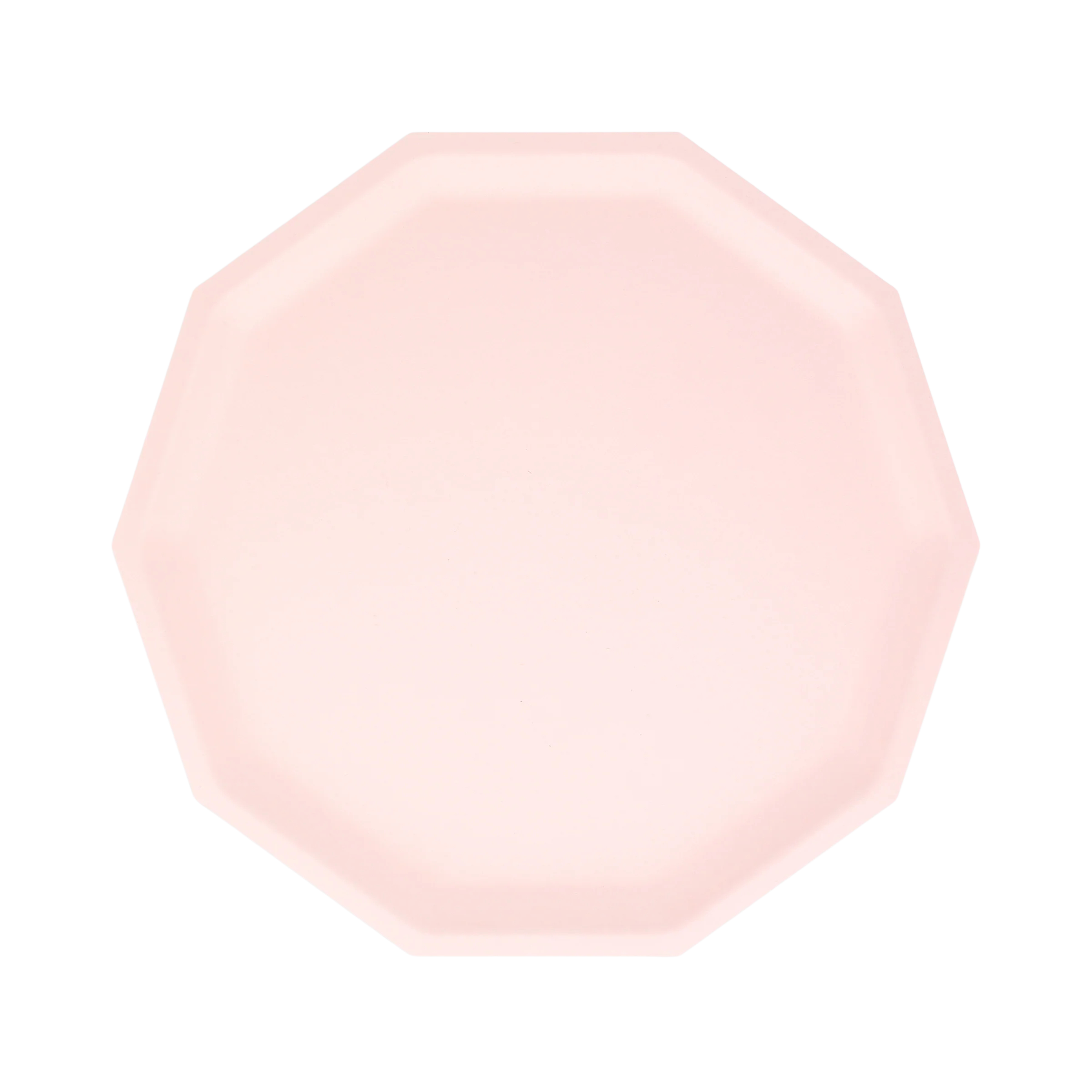 PINK DECAGON COMPOSTABLE SIDE PLATES BY MERI MERI – CONFETTIMYPARTY