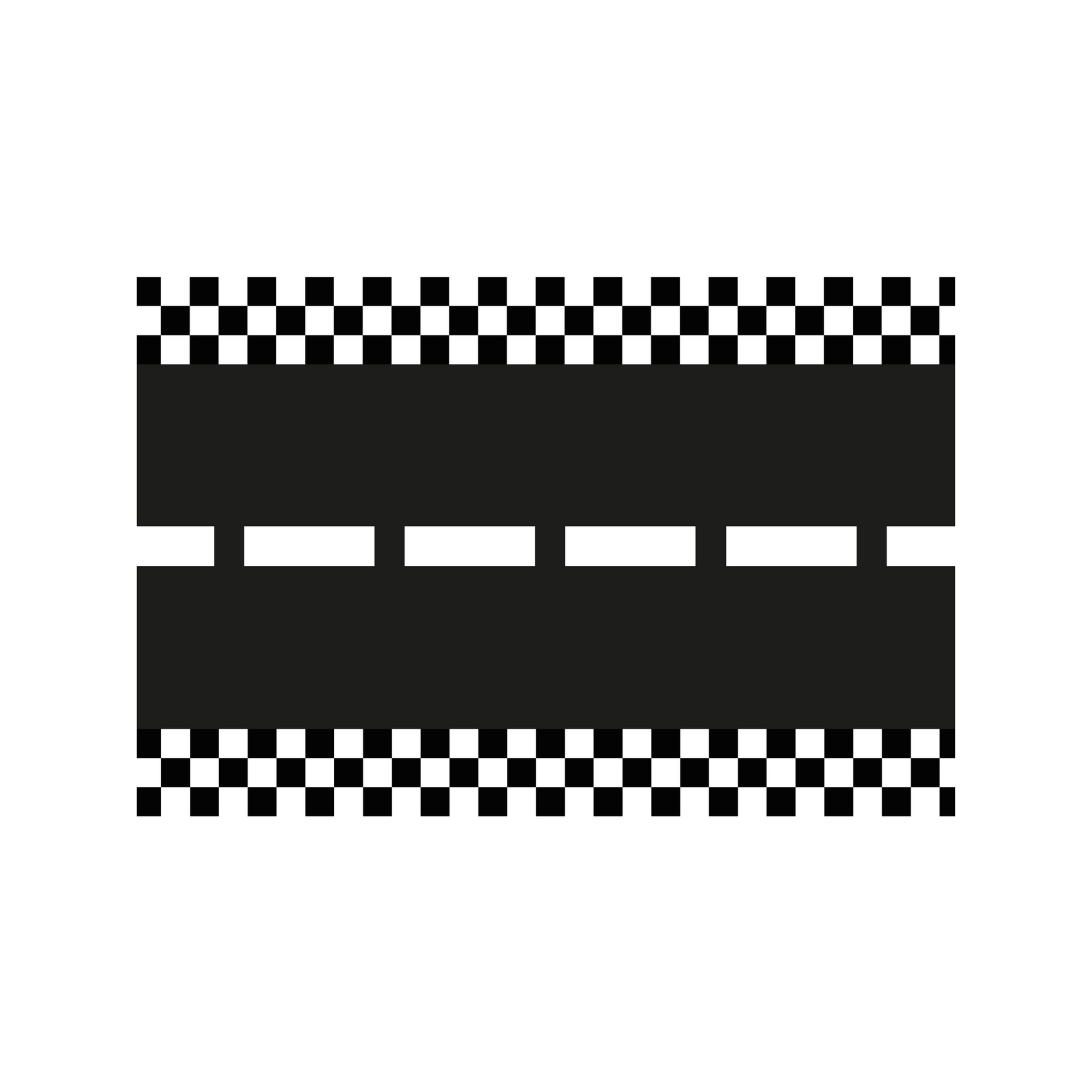 RACE TRACK TABLE RUNNER – CONFETTIMYPARTY