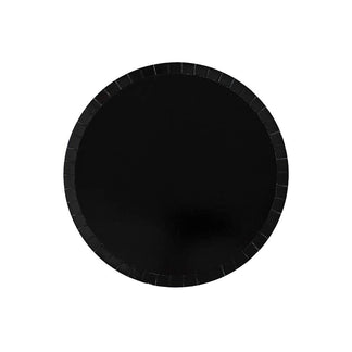 BLACK ONYX DESSERT PLATES – CONFETTIMYPARTY
