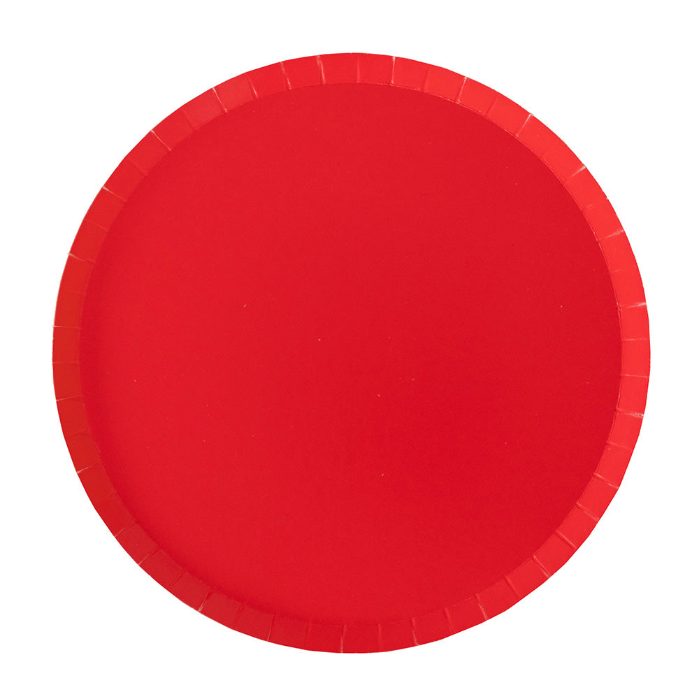 CHERRY RED DINNER PLATES – CONFETTIMYPARTY