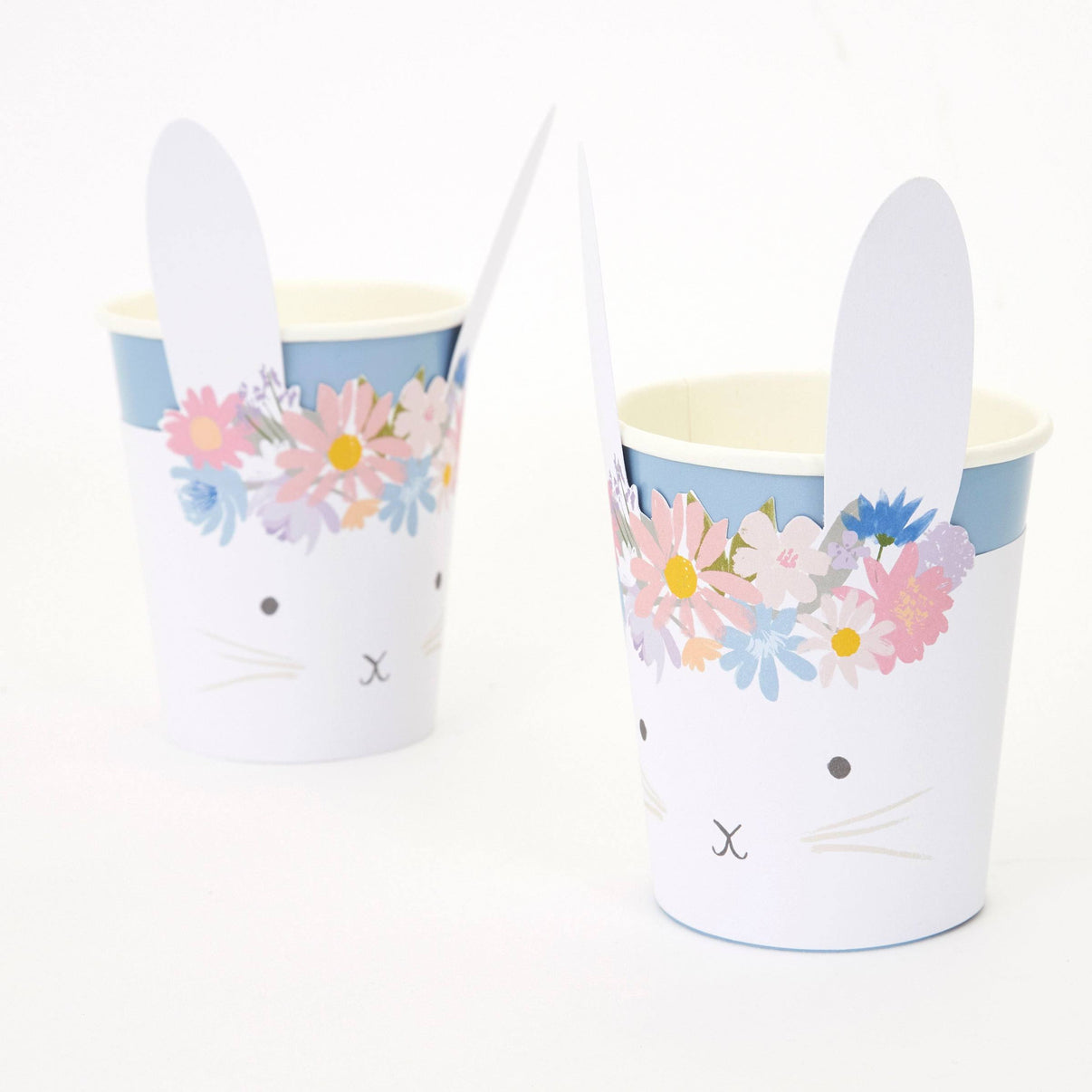 SPRING FLORAL BUNNY CUPS BY MERI MERI – CONFETTIMYPARTY