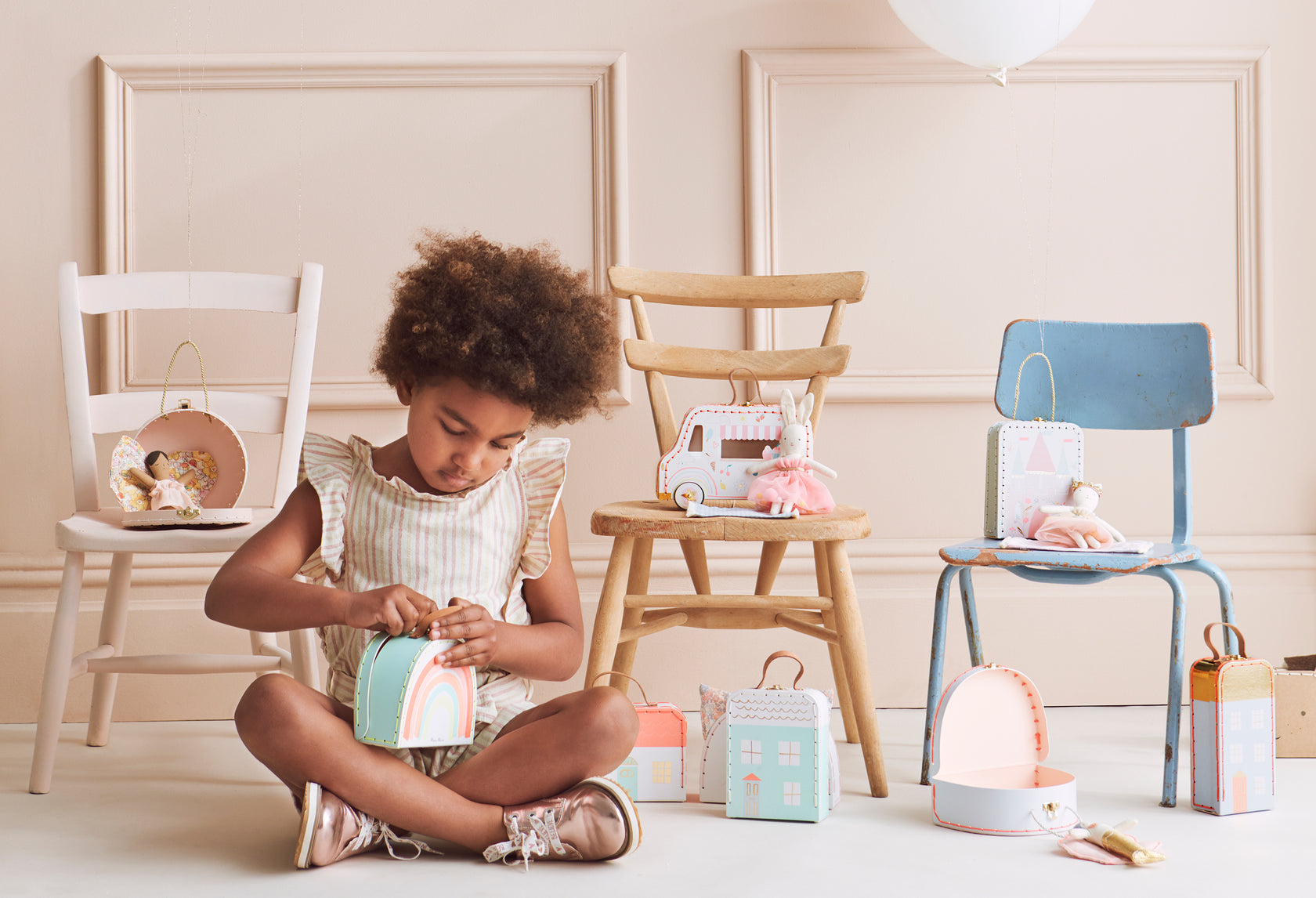 UNICORN MINI SUITCASE DOLL BY MERI MERI – CONFETTIMYPARTY